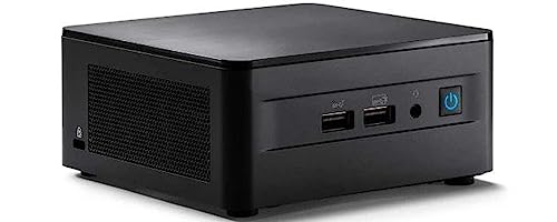 Intel NUC 12 Pro Kit School & Business Mini Desktop (i5-1240P 12-Core Upto 4.4 GHz, 16GB RAM, 1TB PCIe SSD, Iris Xe, WiFi 6E, BT 5.3, RJ-45, Win 10 Home) with Dockztorm Dock