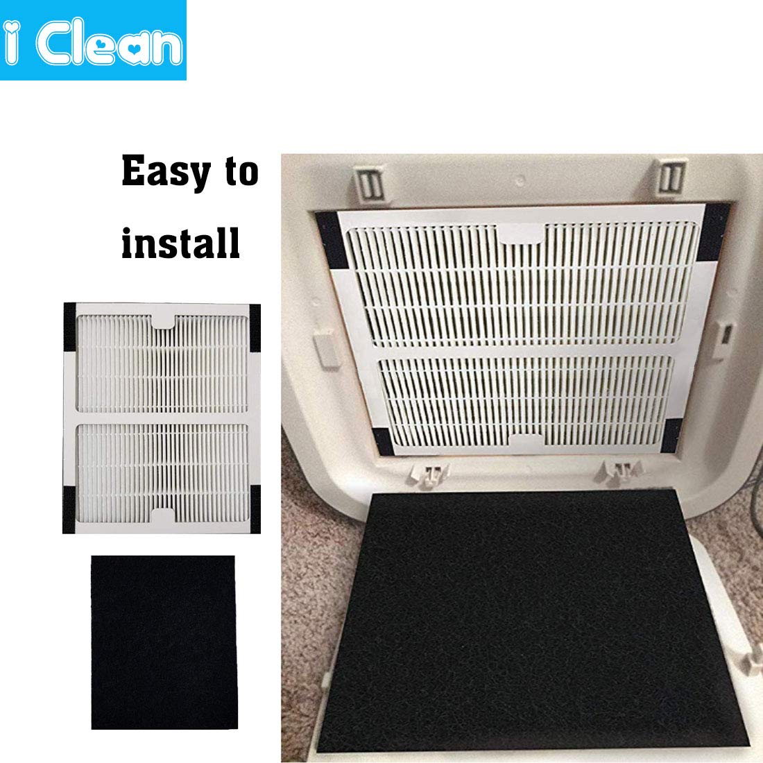 I clean Replacement Idylis Filter A,2 Packs Filters Fit for Idylis - IAP-10-100, IAP-10-150, AC-2119, Model # IAF-H-100A