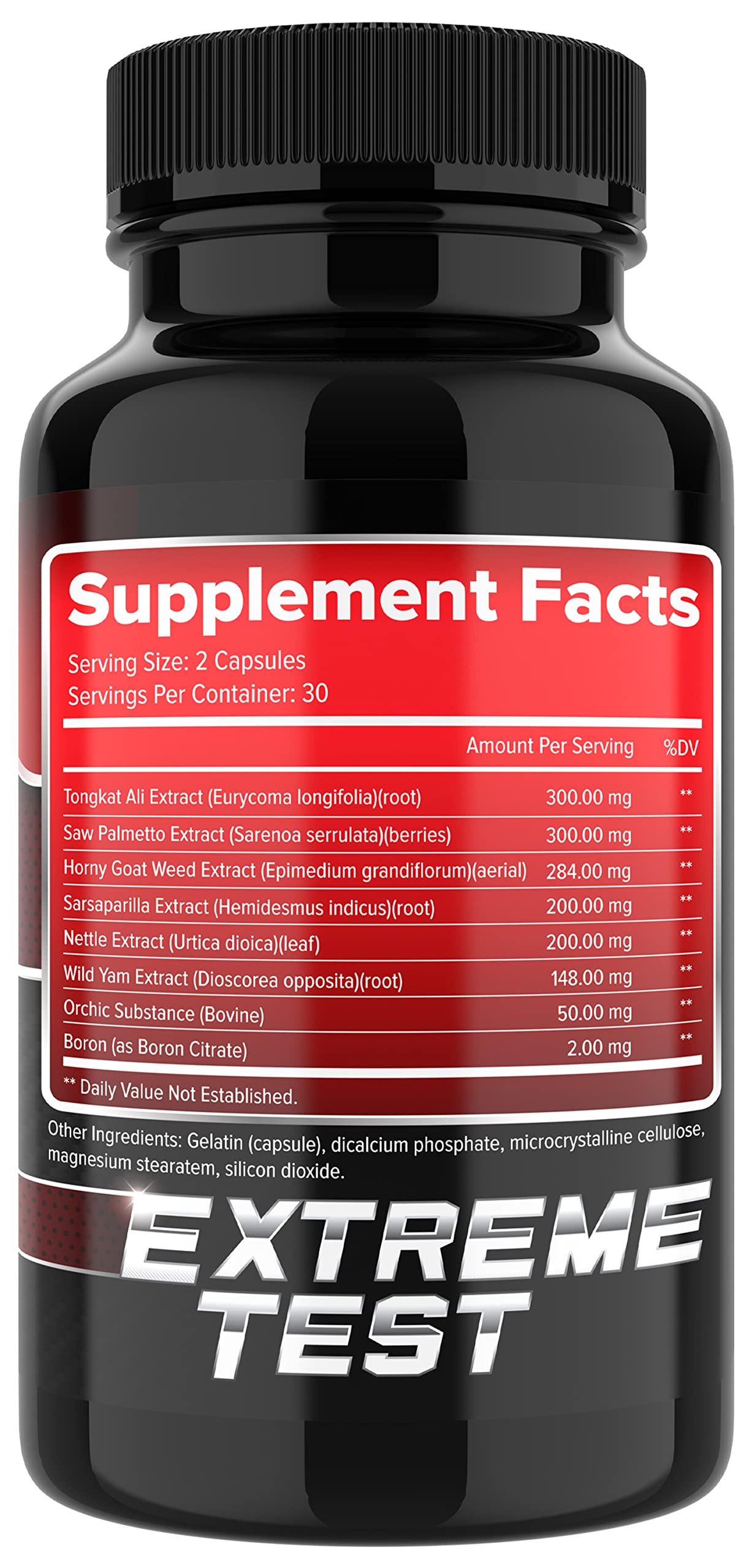 Influx Inspire Testosterone Booster for Men - Test Booster for Stamina, Endurance & Strength - 60 Capsules