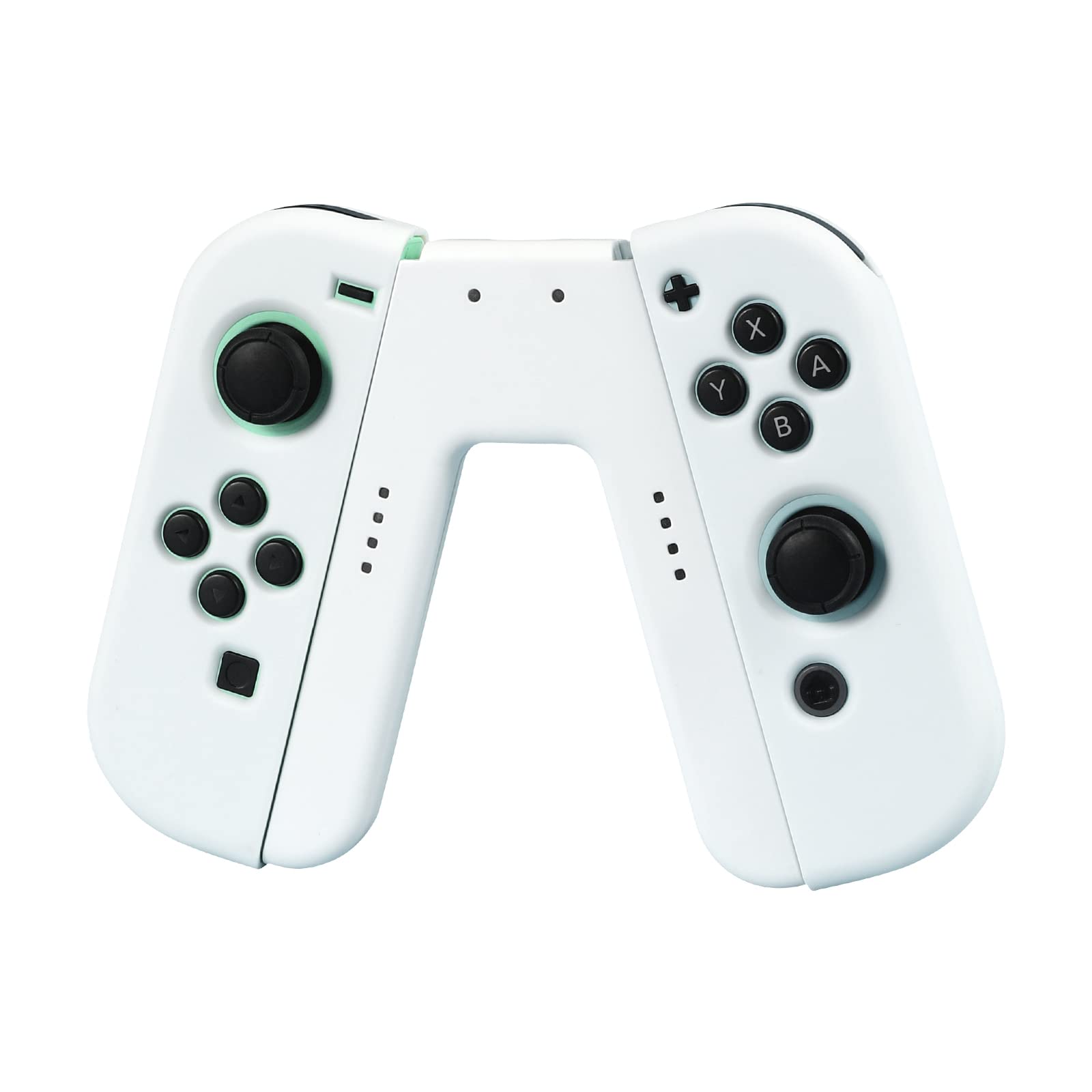 Joy-Con Charging Grip for Nintendo Switch OLED Controllers, MYCHEER Comfort Joycon Grip Controllers Portable Gradient V-Shaped Handle for Switch Joy-con Speed Charge While Play