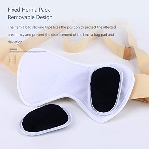 NABTAH Hernia Belt for Men and Women Support, Single/Double Inguinal or Sports Hernia with Two Removable Compression Pads & Adjustable Groin Straps Surgery & Injury Recovery Belt