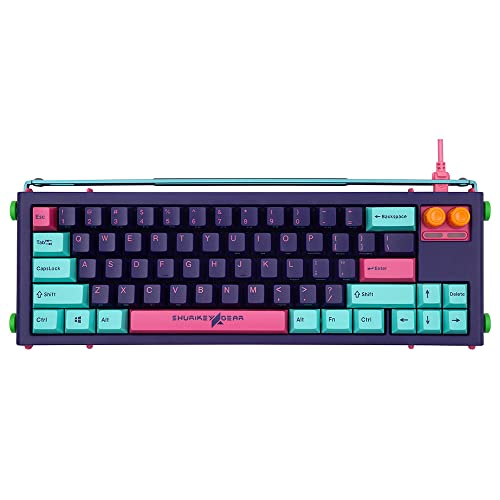 Shurikey Hanzo 65% Wireless Mechanica Keyboard, Wired Gaming Keyboard, White LED Backlit Varmilo Moxa Switch -The Box is Damaged(003)