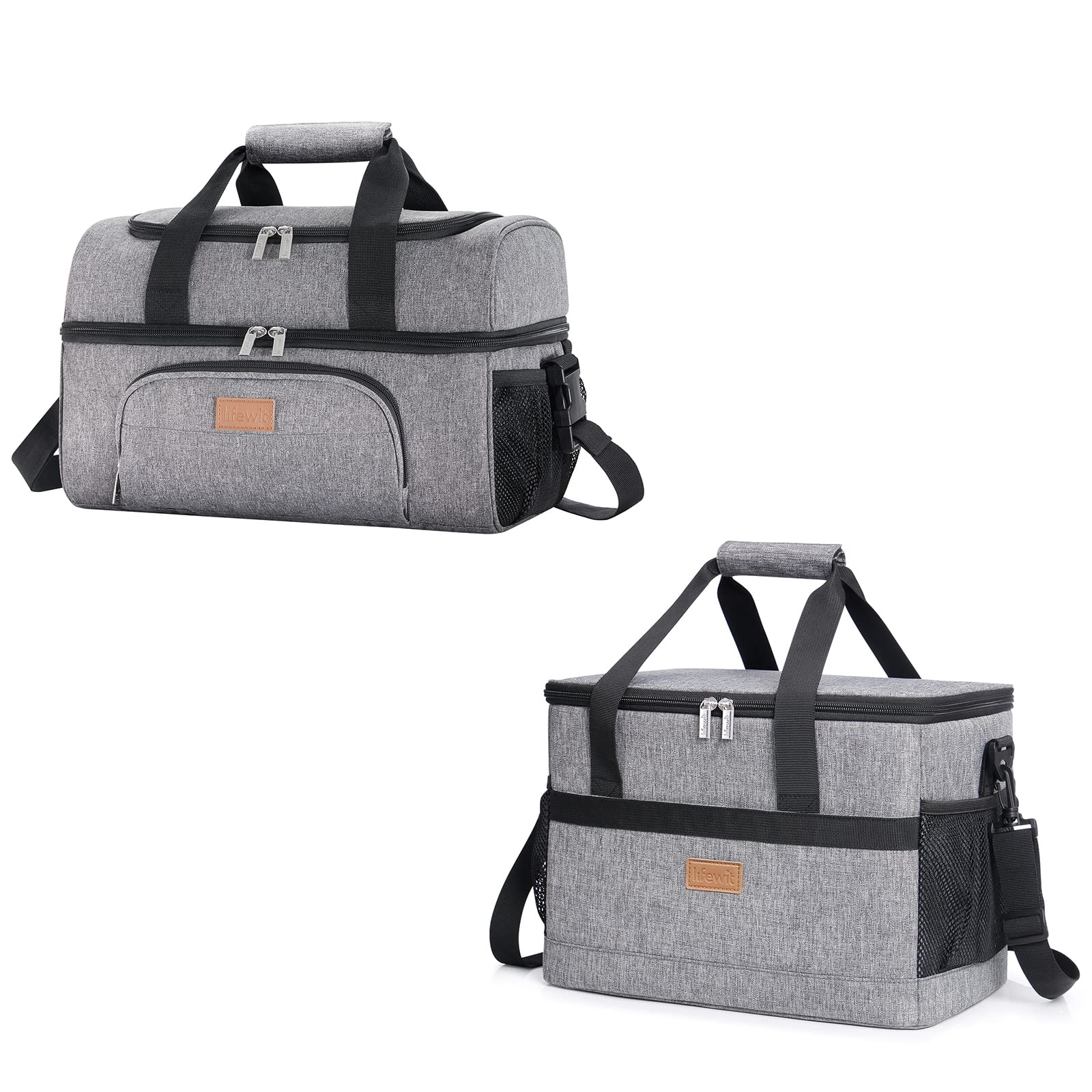 Lifewit 20L Cooler Bag, Bundle with 20L Cooler Bag, Grey