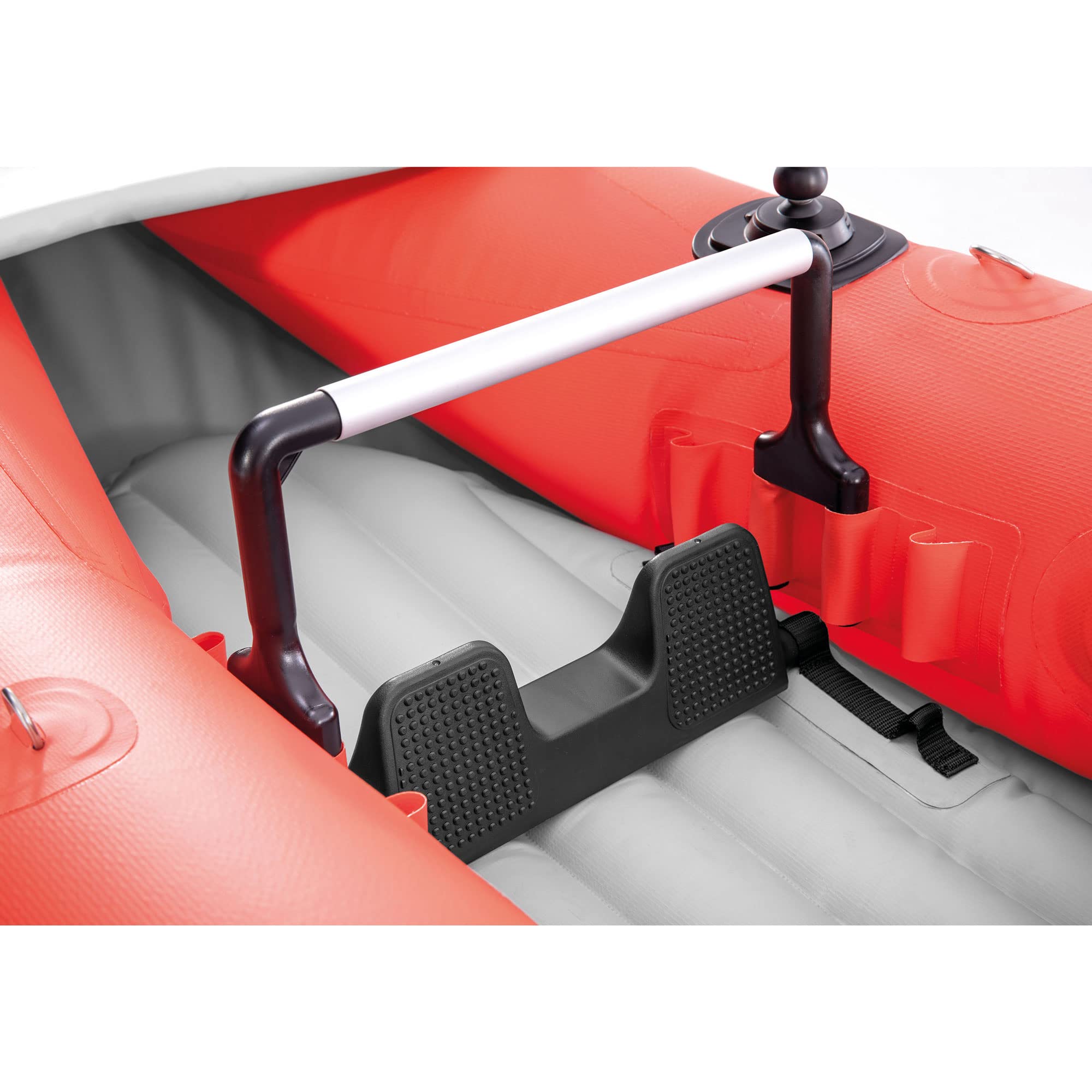 INTEX 68303EP Excursion Pro K1 Inflatable Kayak Set: Includes Deluxe 86in Kayak Paddles and High-Output Pump β SuperTough PVC β Adjustable Bucket Seat β 1-Person β 220lb Weight Capacity