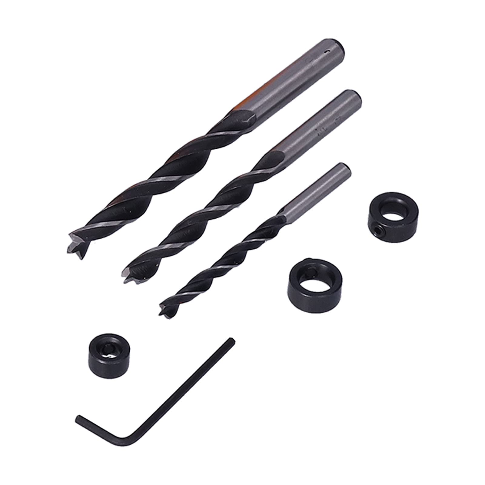 Handheld Dowel Jig Kit, 6 8 10mm Drill Wear Resistant Quick Doweling Jigs Orange ABS for Woodworking