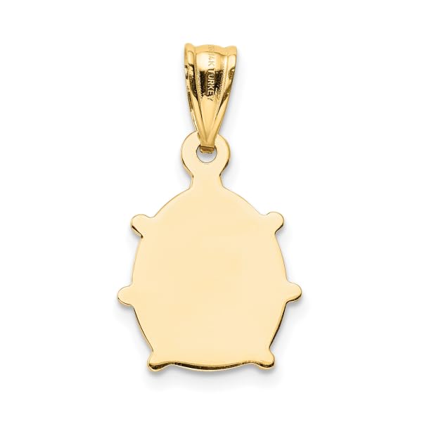 IceCarats 14K Yellow Gold Ladybug Necklace Charm Pendant Only