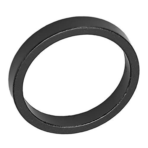 Kadimendium Bicycle Headset Spacer, Light Weight Reliable Long Lasting Bicycle Fork Washer for Road Bike 28.6mm Tube(Black)