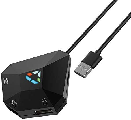 Miacoco Keyboard and Mouse Adapter USB Connection, Mouse and Keyboard Converte for PS4, PS3, Xbox One, Xbox 360, Nintendo Switch lite, White