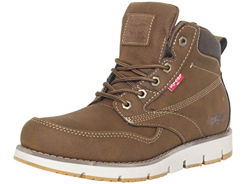 Levi's Mens Trail WX NP Rugged Casual Hiker Chukka Boot, Cedar/Brown, 7.5 M