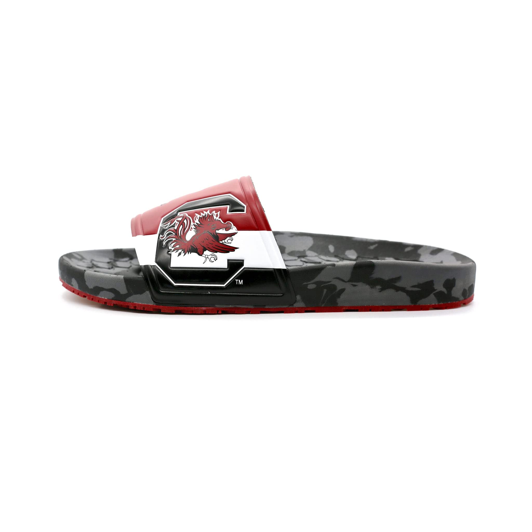 Hype Co University of South Carolina SC Gamecocks Slydr Sports Slide Sandal