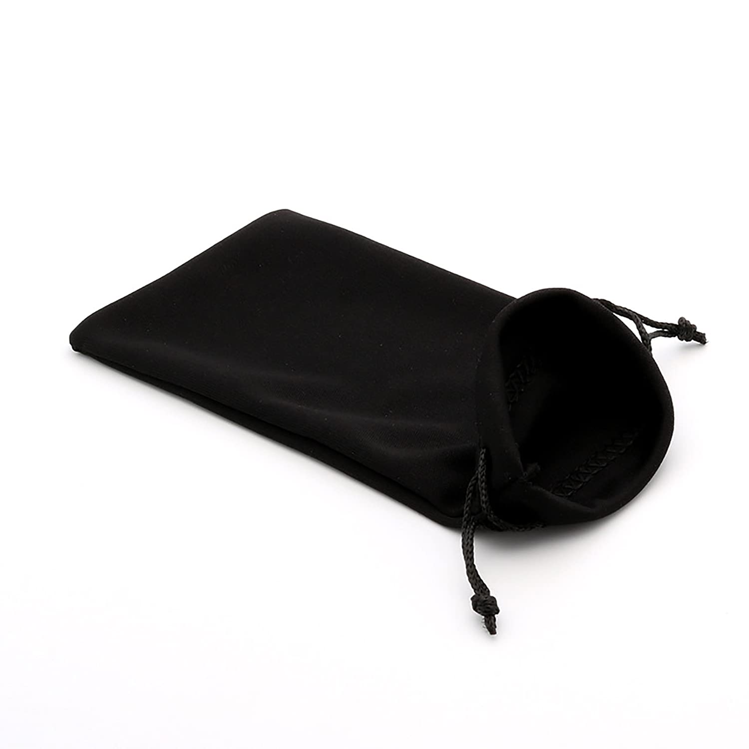 JOOTUEPO 50 Pieces Microfiber Case Pouch Bag Glasses Sunglasses Case Quality Soft,with 2 Pieces Cloth, 9.4 x 3.6 x 2.4 inches