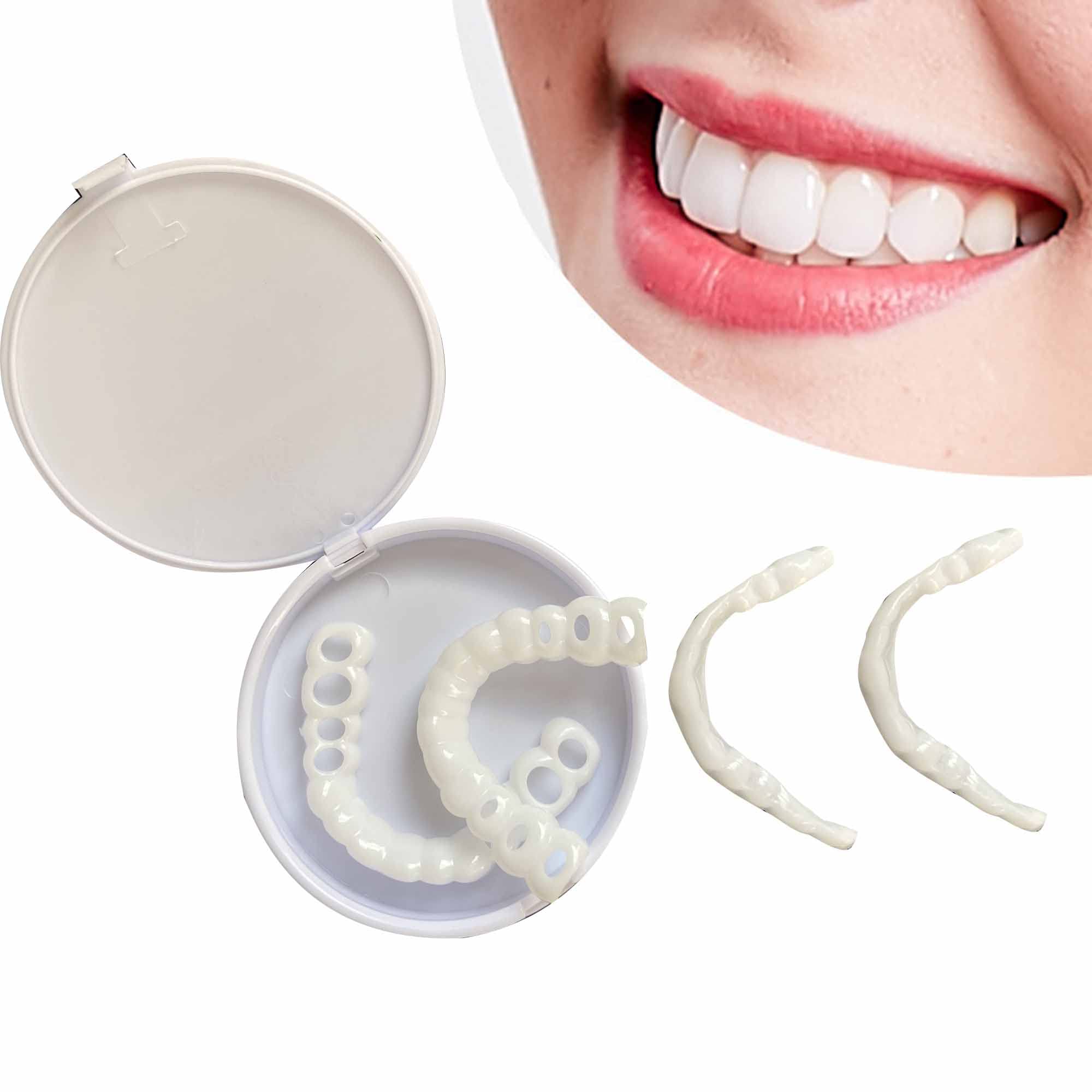huihaochenggong Temporary dentures,White Teeth Cover up Imperfect Teeth