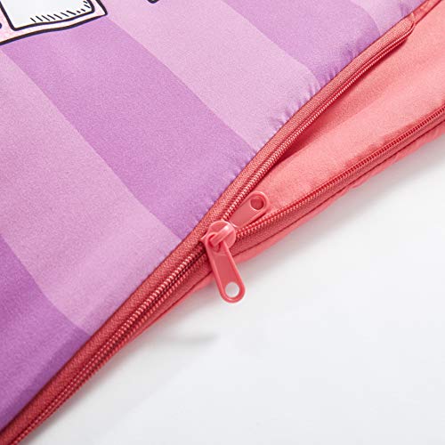 Idea Nuova JoJo Siwa Giftable Sleepover Set with Sleeping Bag, Pillow & Bonus Eye Mask, Ages 3+, Pink, 26"x46"