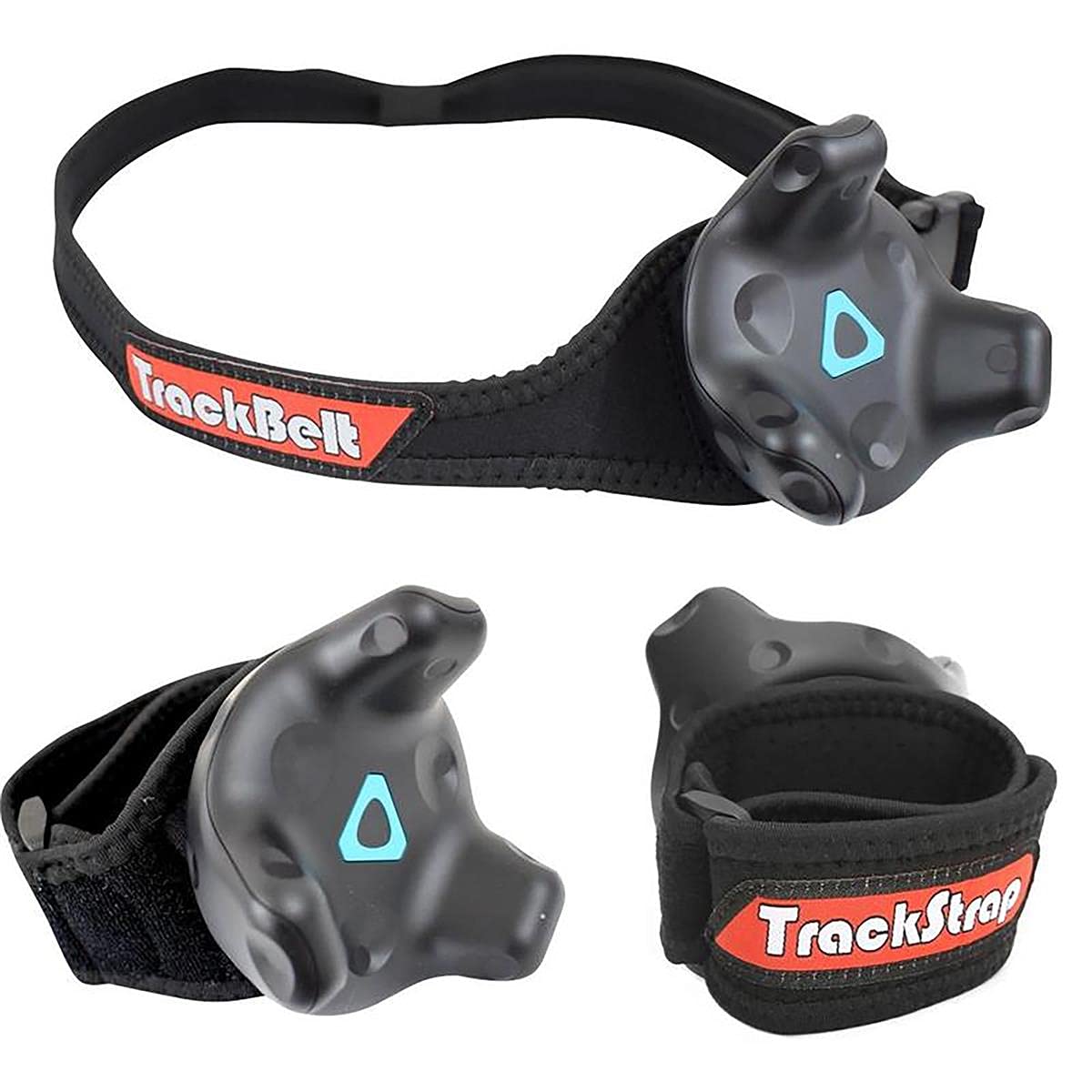 HTC Vive Cosmos PC Based VR Headset System - Bundle with 2 Pack HTC Vive Tracker for VR Headset, Rebuff Reality TrackBelt + 2 TrackStraps Full Body Tracking VR Bundle, Black
