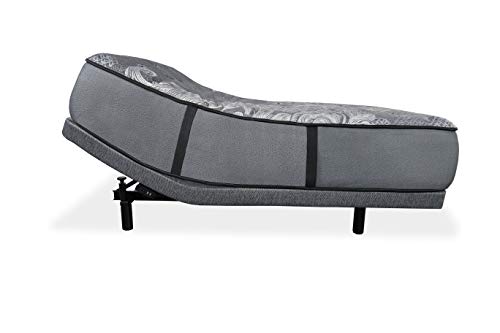iDealBed iEscape Adjustable Bed Base, Wall Hugger, Wireless Massage, Zero-Gravity, Anti-Snore, Night Light, Memory, Next Gen USB Ports, Queen, Grey