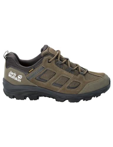 Jack Wolfskin Men's Vojo 3 Texapore Low M Hiking Boot, Khaki/Phantom, 10.5