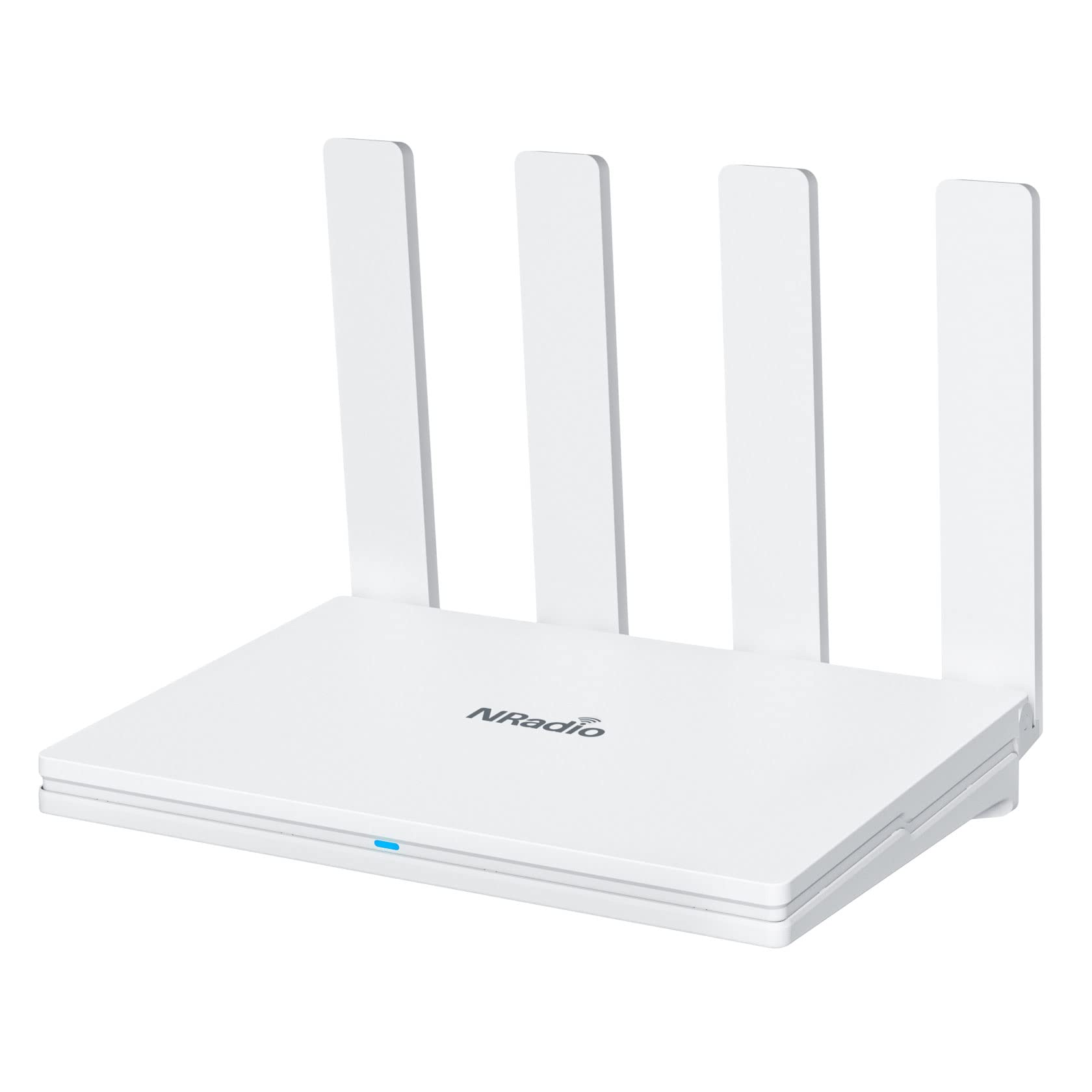 NRadio WiFi Router, AC1200 Dual Band Wireless 4G LTE Router with SIM Card Slot, Unlocked Mobile Hotspot for Home Office - Plug and Play (4 Antenna),C6