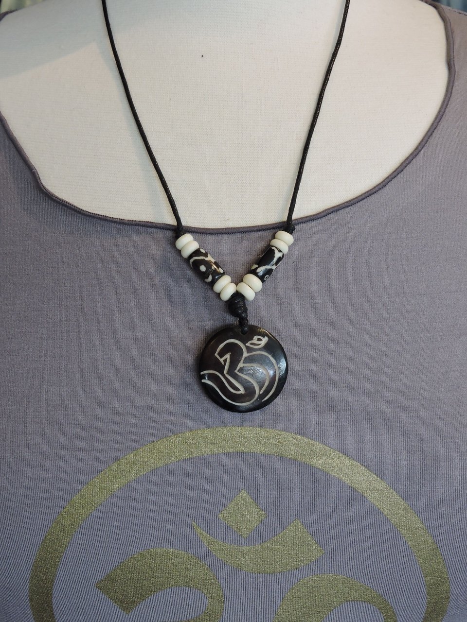 Hands of Tibet Body Speech And Mind Om Pendant