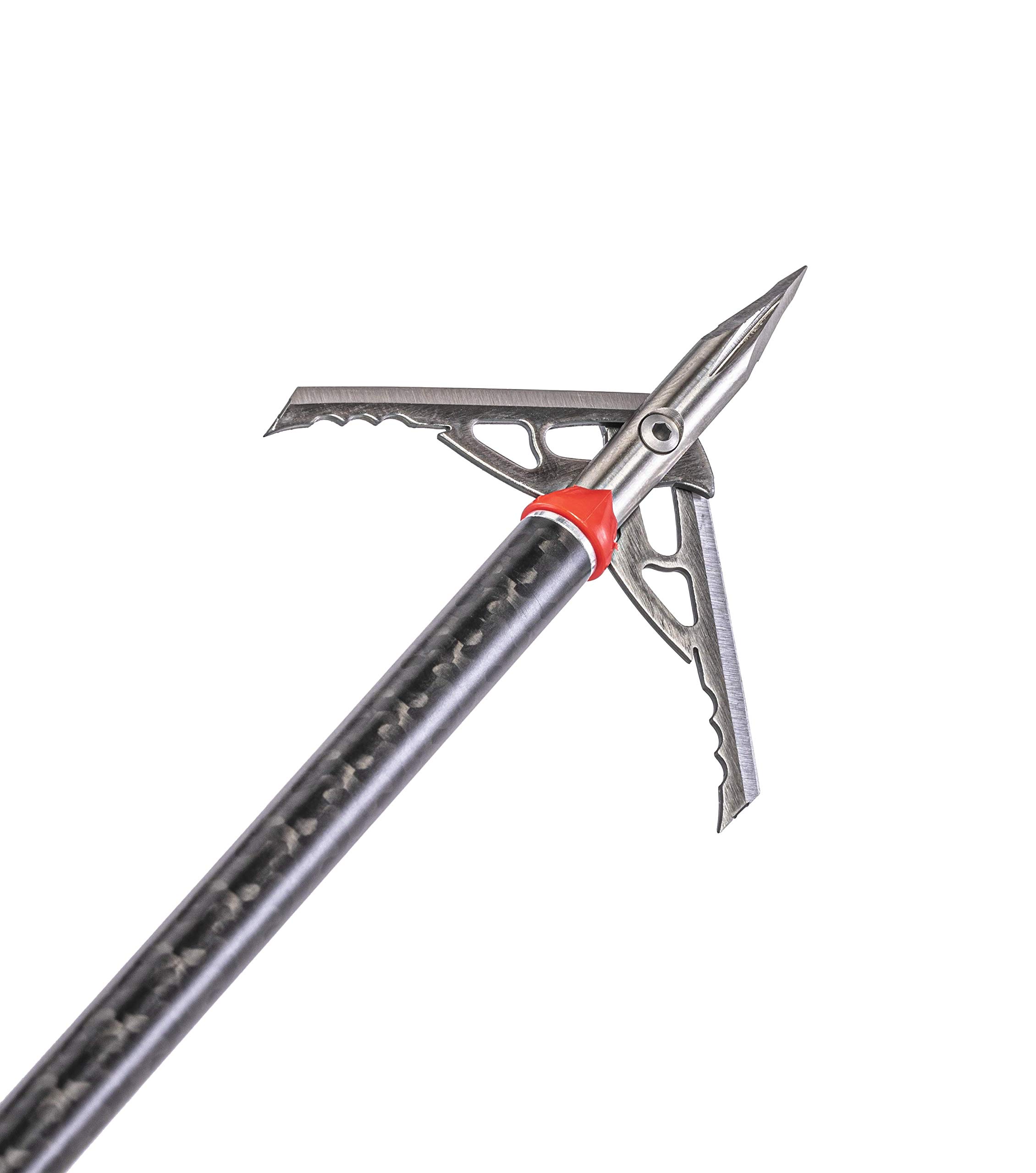 Hypodermic Trypan Crossbow Arrow Archery Titanium 100 Grain Broadhead - 3 Pack