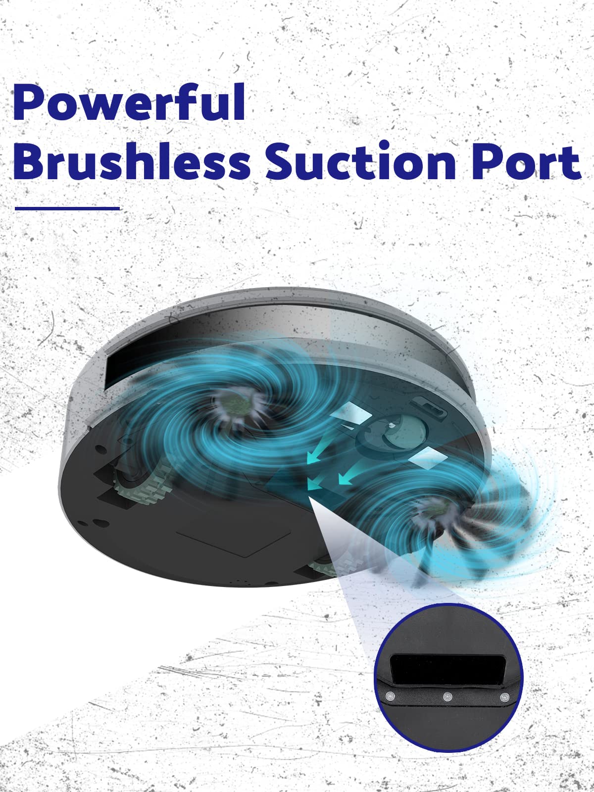 LIGHT 'N' EASY Robot Vacuum Self Emptying, Ultra-Quiet, Ultra-Thin, Auto-Charging Robotic Vacuum Cleaner, No App, No WiFi, Good for Hard Floor