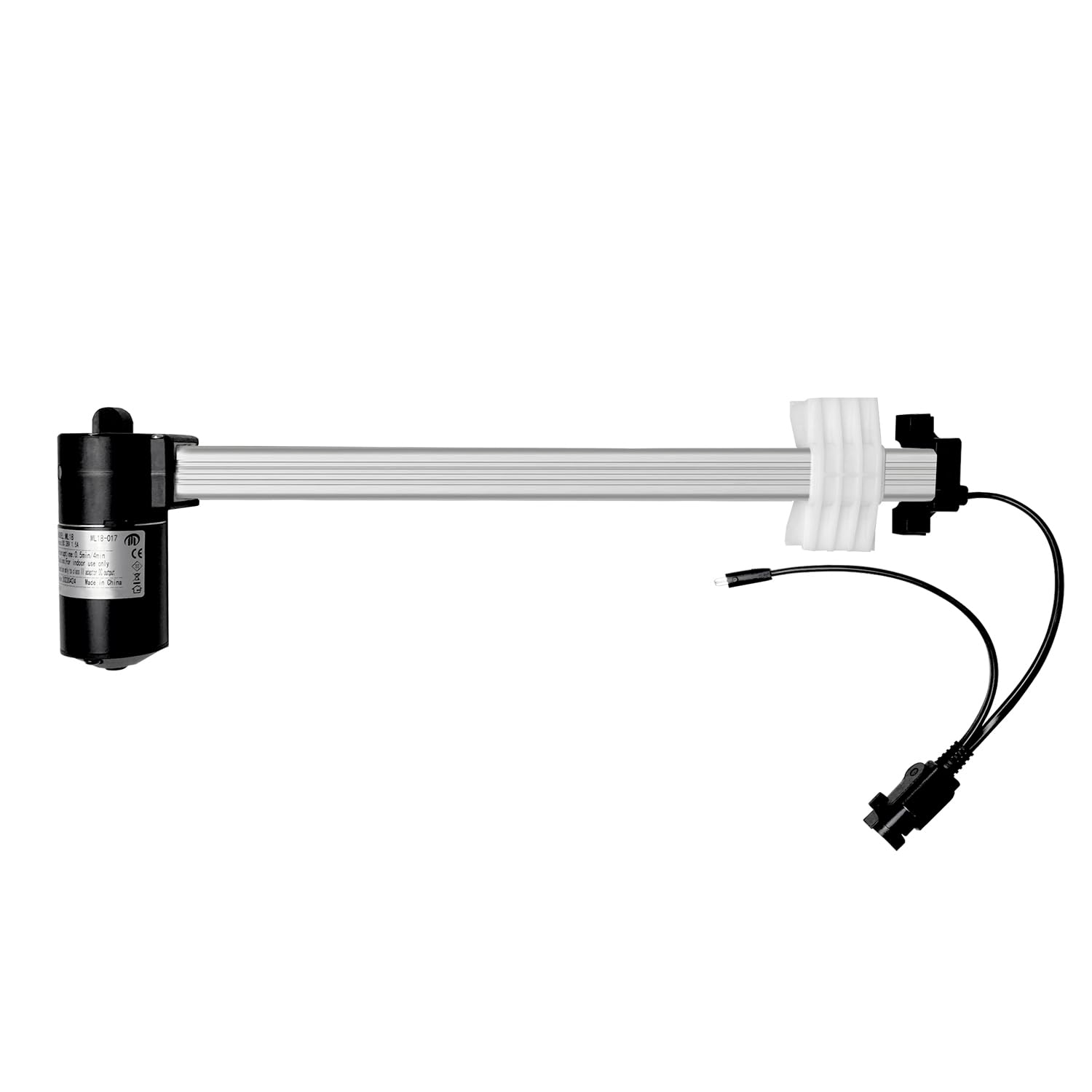 Kroshine Power Recliner Motor Replacement Model ML18-017 Linear Actuator with Cord for Sofa Lift Chair Couch Massage Seat Bed, Aluminum