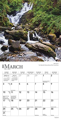 Ireland | 2024 7 x 14 Inch Monthly Mini Wall Calendar | BrownTrout | Scenic Travel Dublin Irish