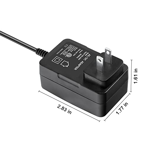Hustery 12.6V 2-Prong AC/DC Adapter Compatible with AIPER Seagull 1000 HJ1103J AIPURY1000 AIPURY 1000 Cordless Automatic Robotic Pool Vacuum Cleaner 5000mAh Lithium Ion Battery 1.8A Power Charger PSU