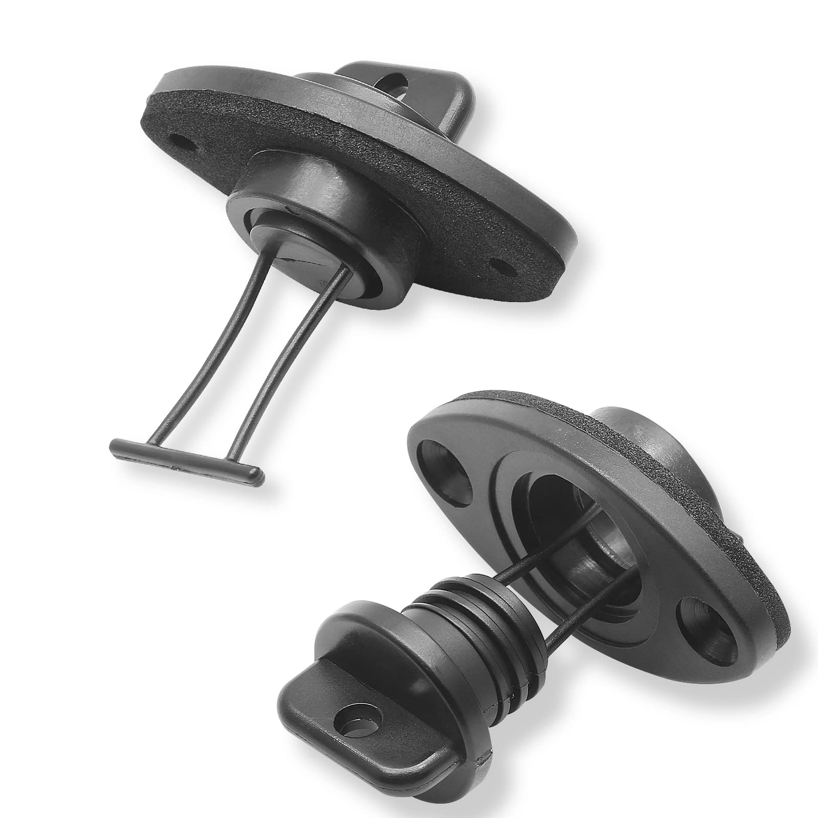 Jiozermi 5 Pcs Nylon Kayak Drain Plug Kit, Boat Drain Plug Kit, Canoe Drain Plug, Scupper Plugs for 0.92 inch Hole