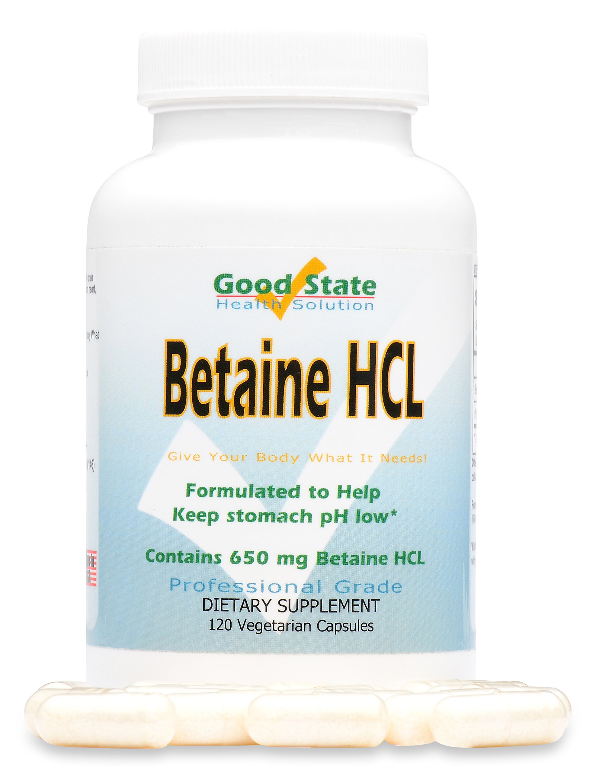 Good State - Betaine HCL - (120 veggie capsules)