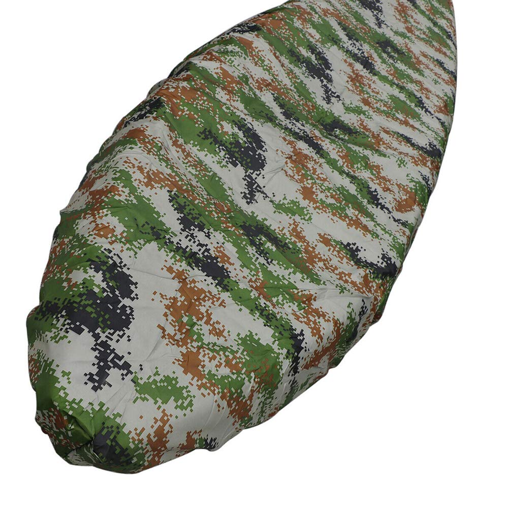 Kayak Canoe Cover, Waterproof Boat Storage Dust Cover Waterproof & UV Resistant (Camouflage, 10.2-11.5ft)