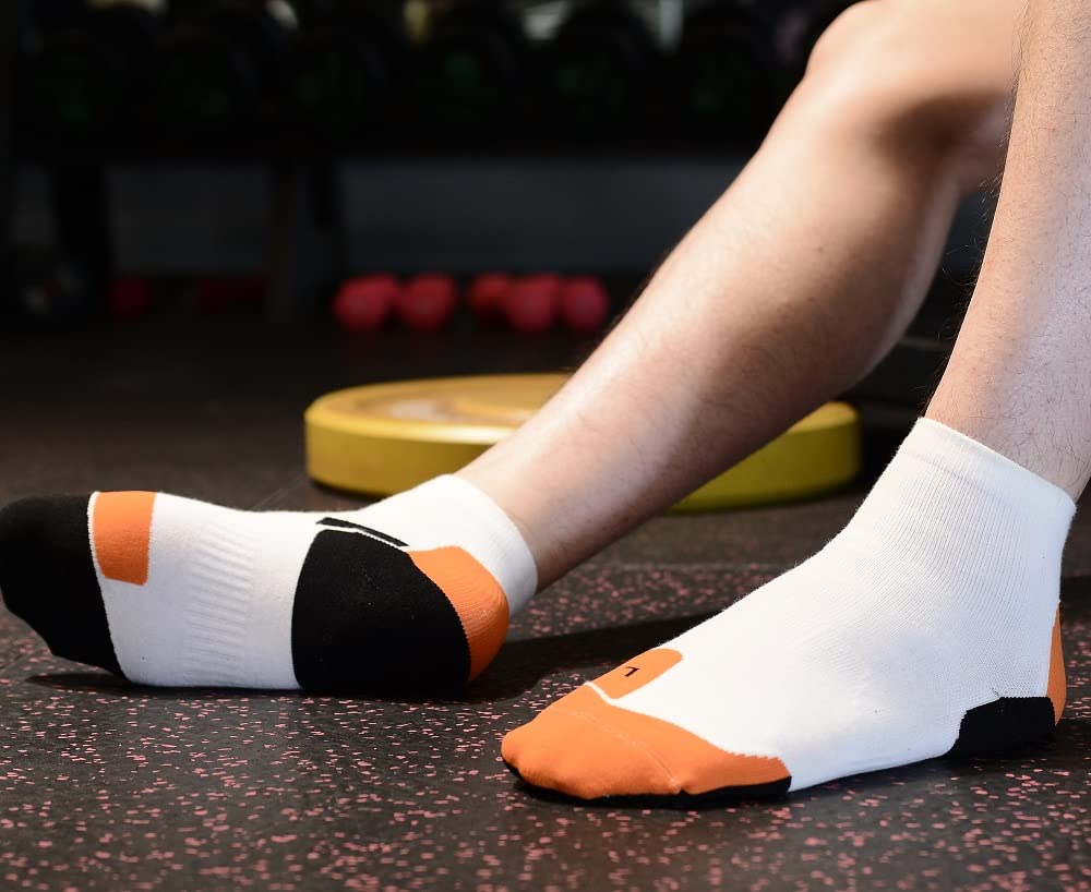 limide Athletic Sports Running Socks Coolmax Mens Moisture Fast Dry Compression Seamless Socks 3 Pairs(Size Medium 7-11)