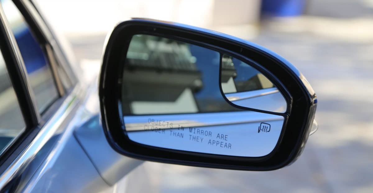 KYYET Right Passenger Side Power Heated Convex Mirror Glass Compatible with 2013-2020 Fusion w/Rear Plate- Replace DS7Z17K707A