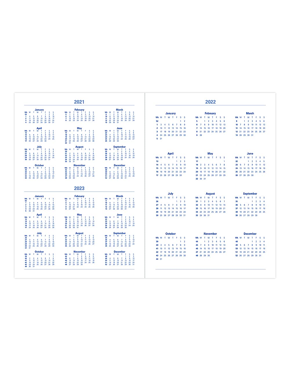 Letts Verona A5 day to a page with appointments and planners 2022 diary - black