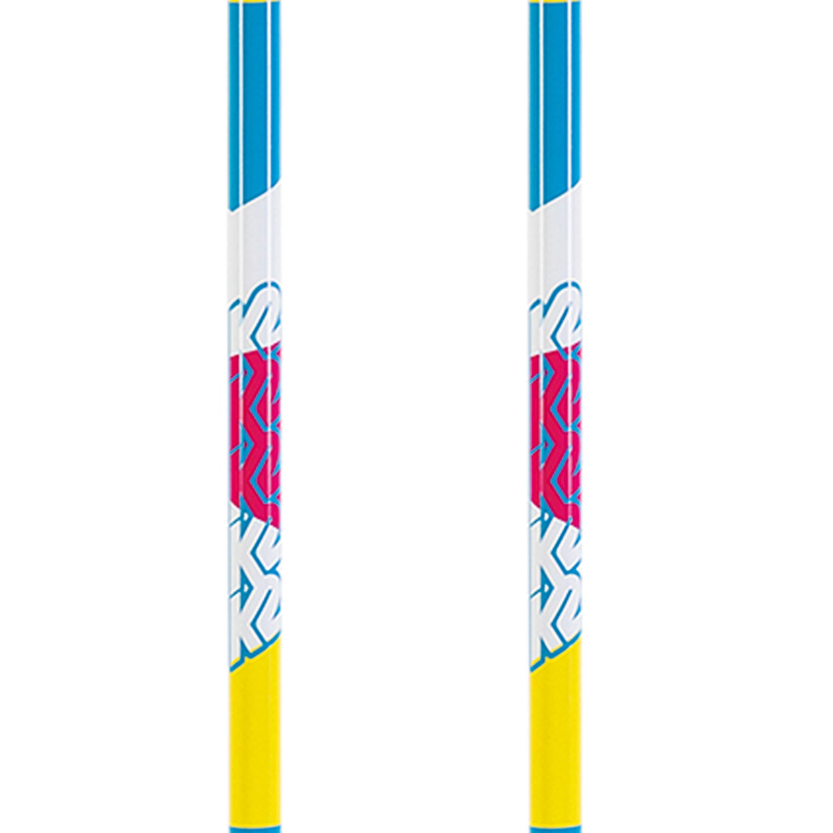 K2 Skis Charm Girls' Ski Poles, White, 95