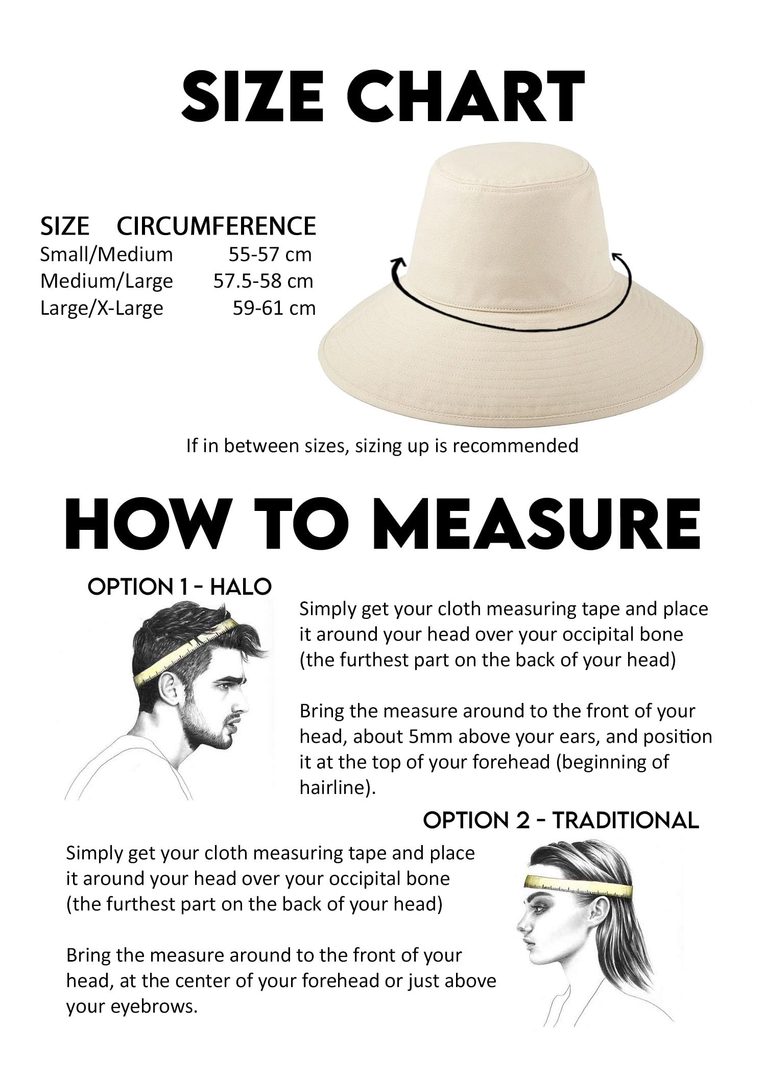Lack of Color Women's Wide-Brimmed Cotton Canvas Holiday Bucket Hat (Formes Sun, Small/Medium)