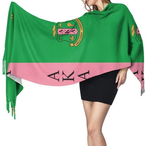 lingomini Women'S Large Blanket Scarfs For Fall Winter Shawls Wraps With Tassel