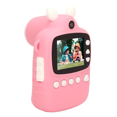 Kids Digital Camera, Print Camera for Kids, High Definition Screen with Printing Paper for Outdoor Play