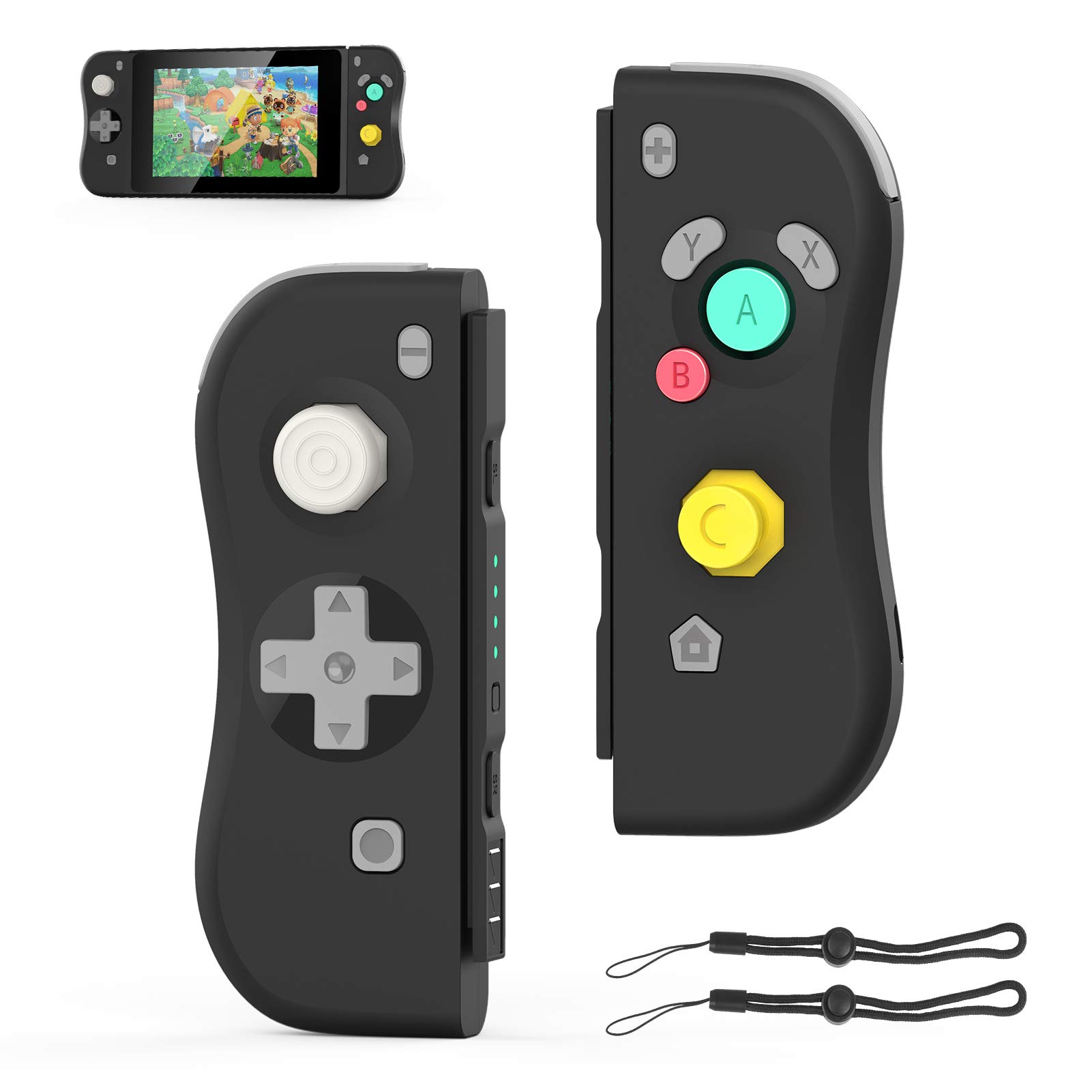 Joy con Controller Compatible with Switch/Switch OLED, Replacement for Switch Joy Con, Wireless Left and Right Controllers Support Motion Control/Dual Vibration