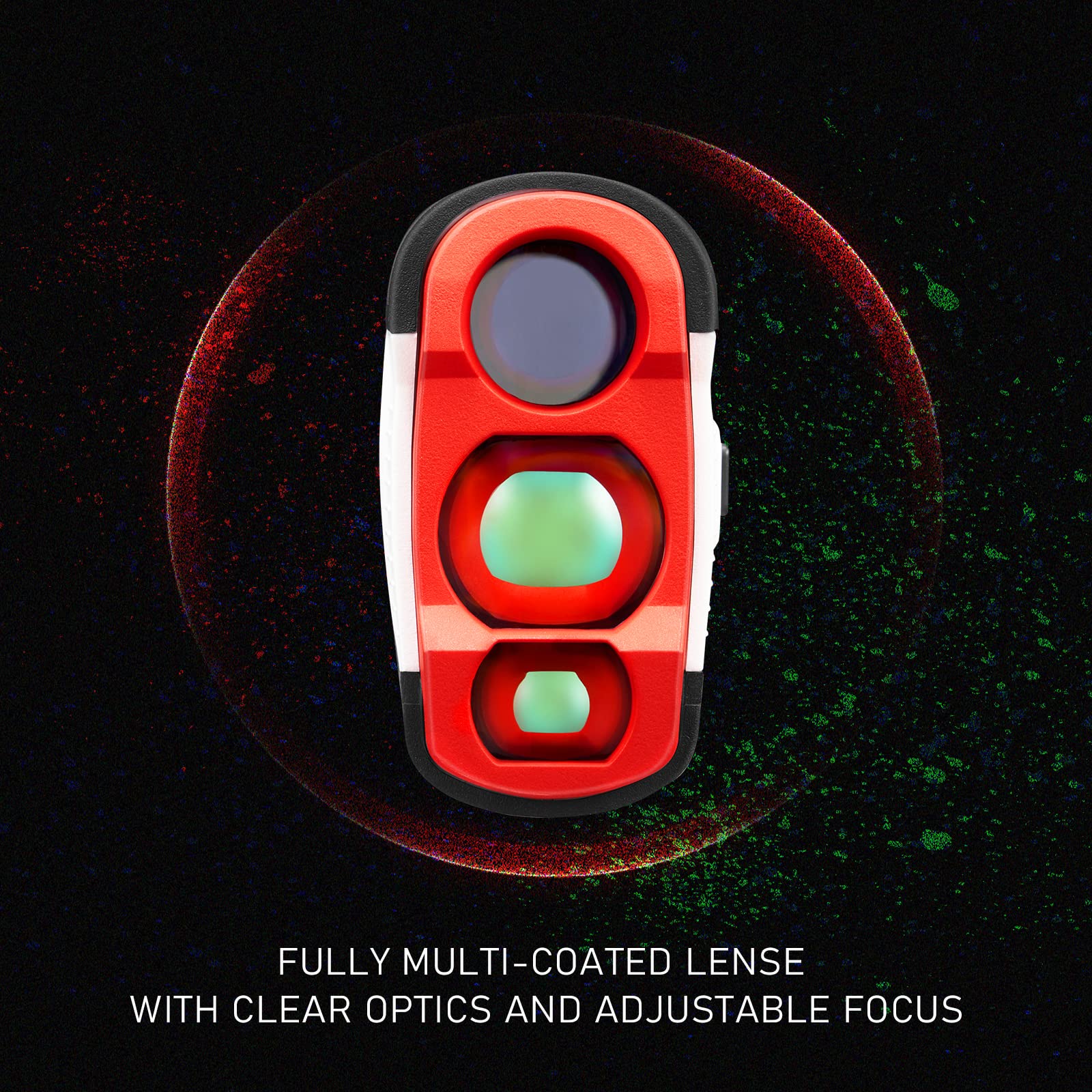 KVV V400 PRO Laser Golf Rangefinder with Premium LCD Display, 5-1200yds Range, Accuracy up to+/-1yd, Integrated Magnetic Tech, Slop on/Off Switch, Pin-Lock with Vibration, 6xMagnification