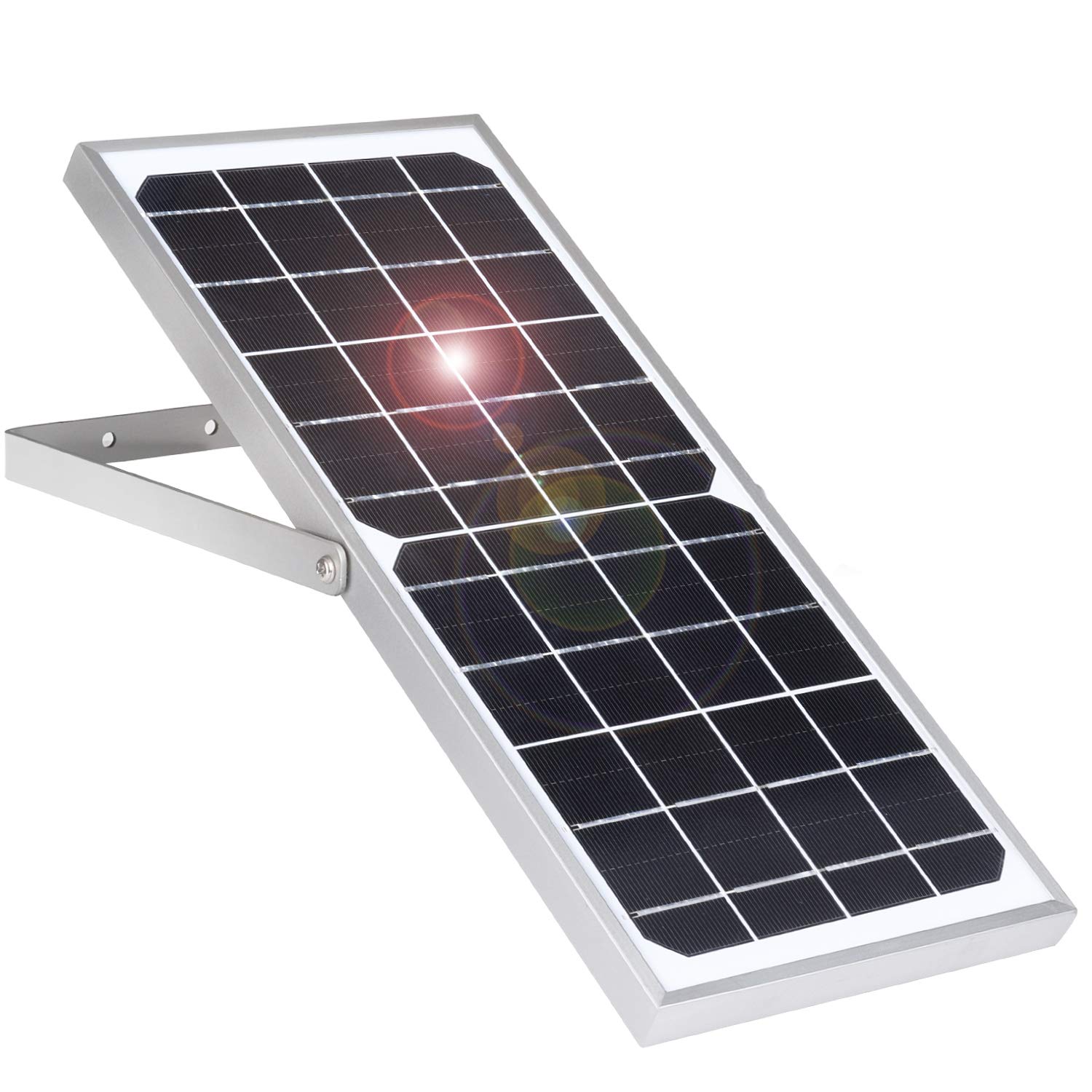 iTODOS Solar Panel Works for Arlo Pro 2 and Arlo Pro, 7.5W Excellent Charging Performance to Keep Your Camera Get Enough Power,Not for Arlo Ultra and Arlo Pro3(Silver)
