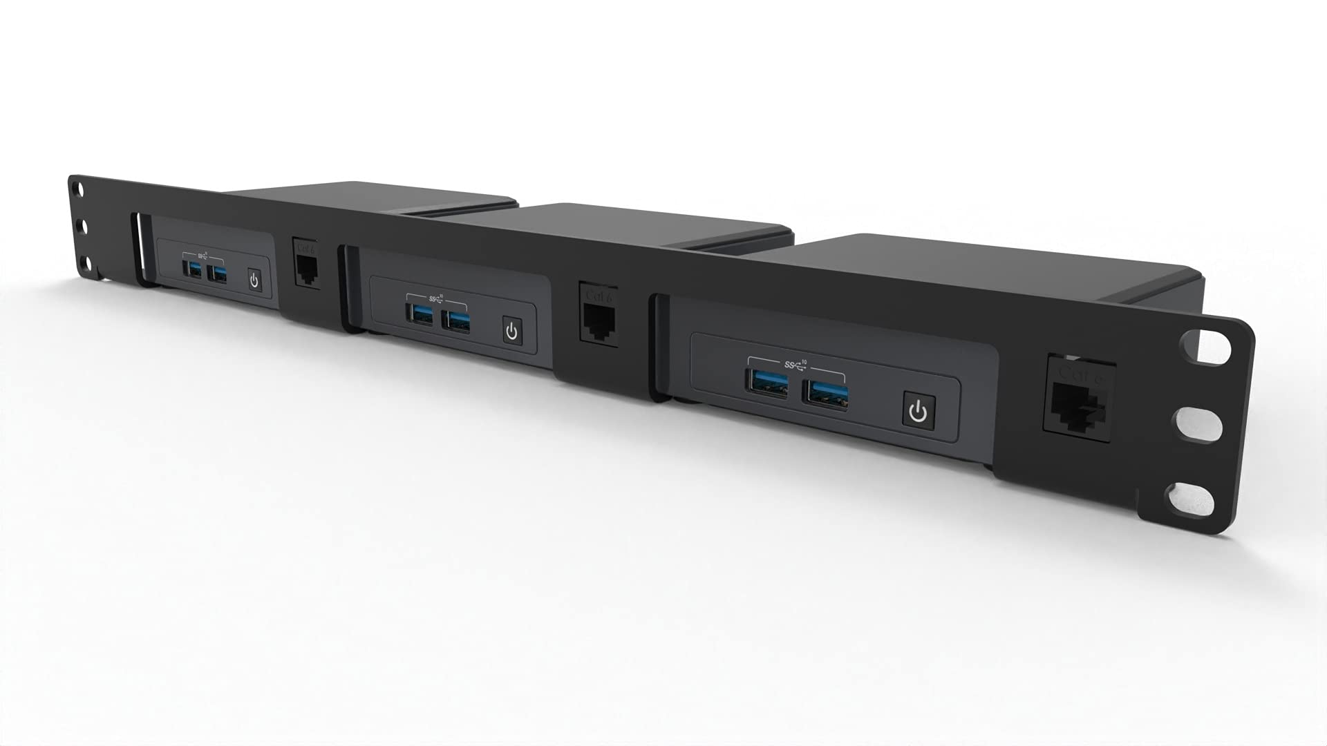 Intel NUC Rack Mount 19 inch kit 1U for Intel NUC MiniPC, for 1-3 NUC's