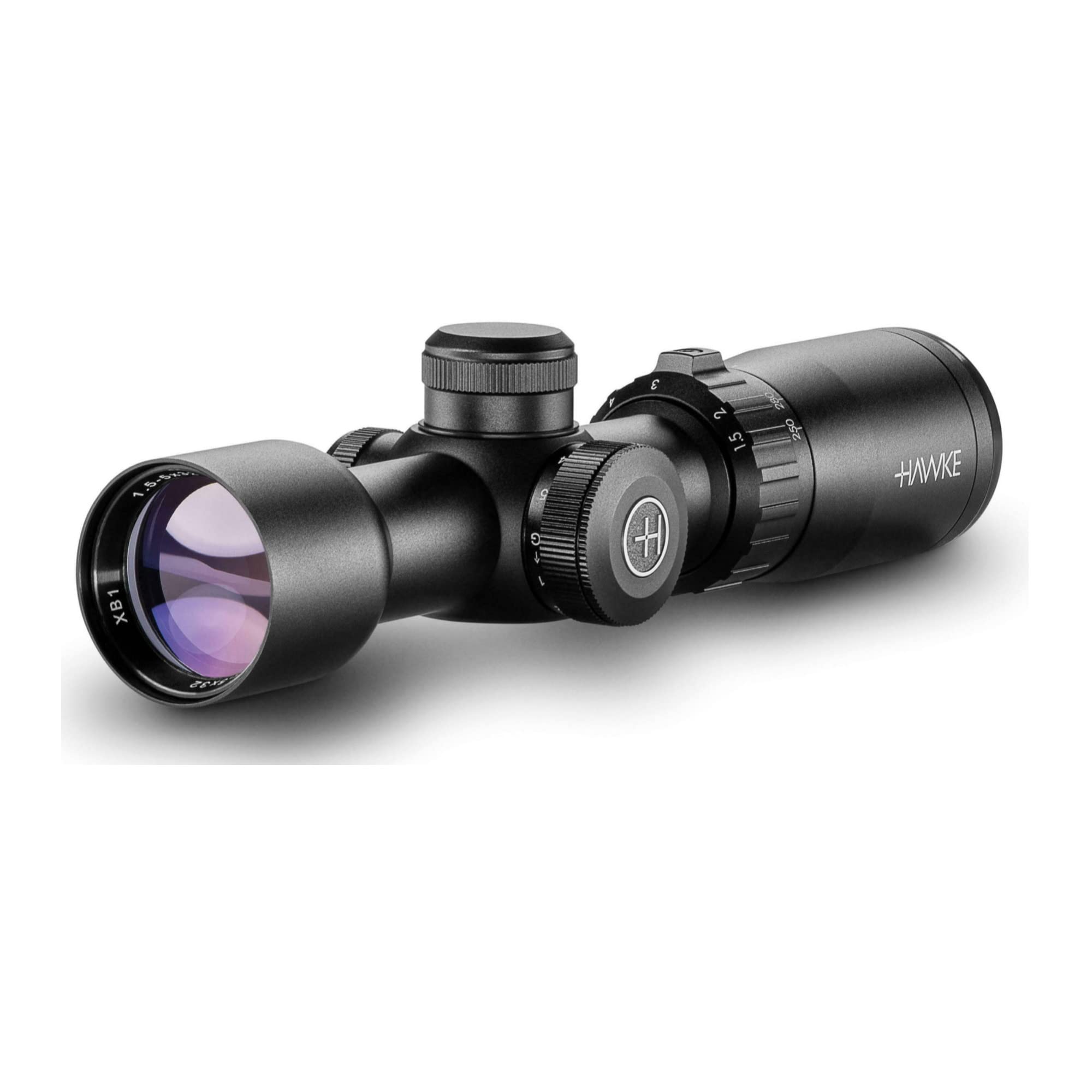 Hawke Sport Optics 12221 XB1 Vari-Speed SR IR Crossbow Scope and 2-Pc Weaver Mounting Rings Kit Bundle