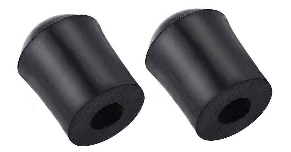 Jiayouy 4pcs Double Bass Endpin Rubber Tip Stopper Protector String Instrument End Cap Accessory