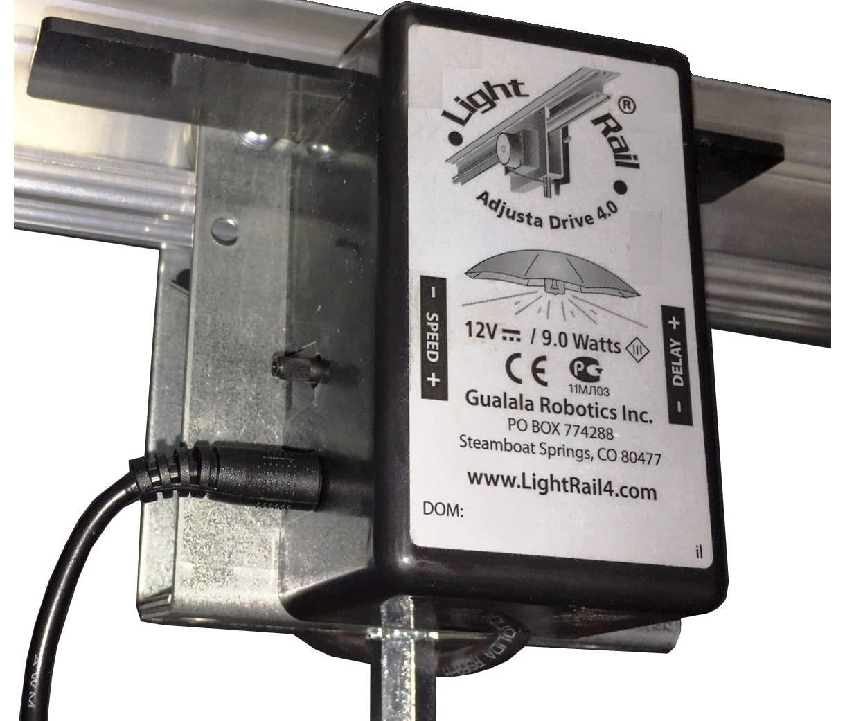 Light Rail 4.20 AdjustaDrive Kit Robotic Grow Light Mover for 2 Lights, Genuine Solidly Made in The USA