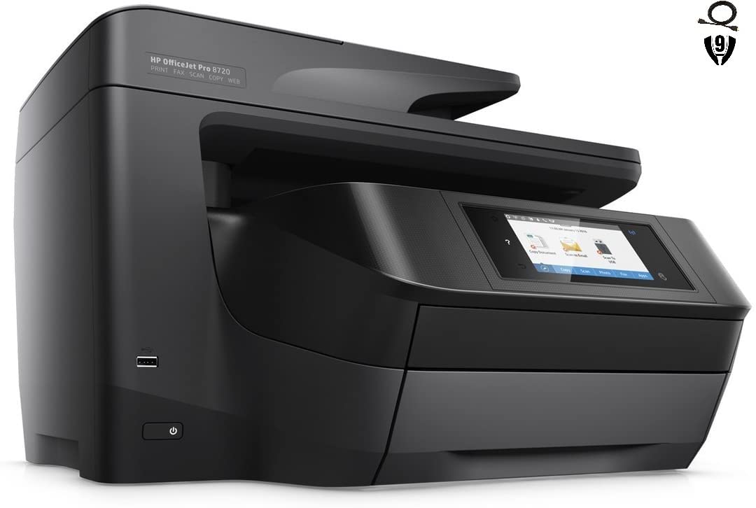 HP OfficeJet Pro 8715 All-in-One Touch Screen Bluetooth Wireless Scanner Copier Manufacturer's Warranty Networkable Fax Duplex Black Printer