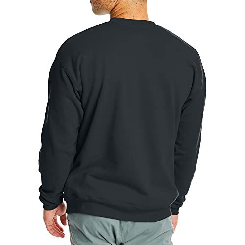 Hanes Men's Ecosmart Sweatshirt, Black, 3XL