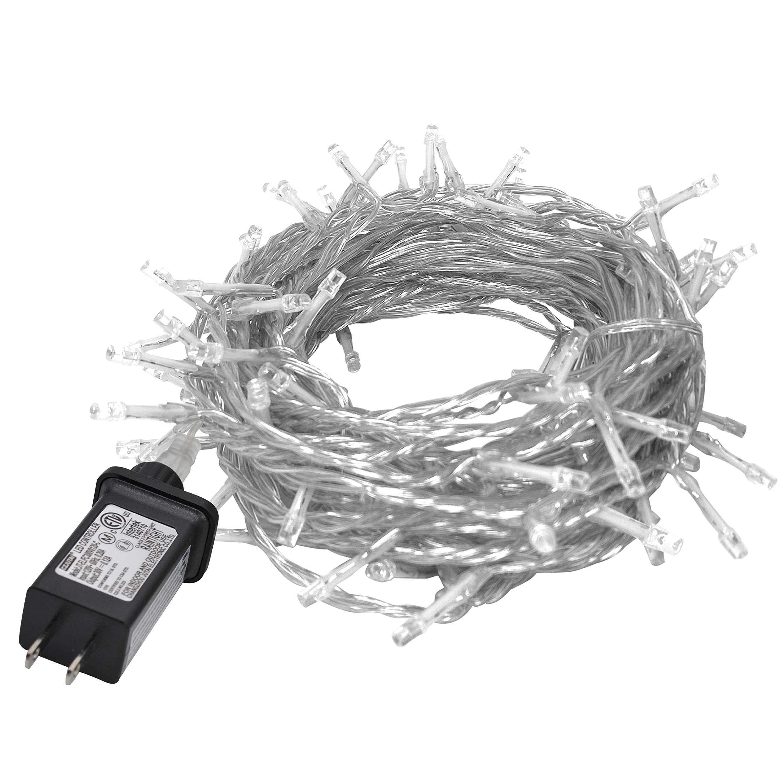 Joiedomi 100-counts LED Christmas Light, 8 Modes 32.8 ft Purple Christmas String Lights (Single Stranded), Purple Lights for Indoor/Outdoor Christmas Decorations