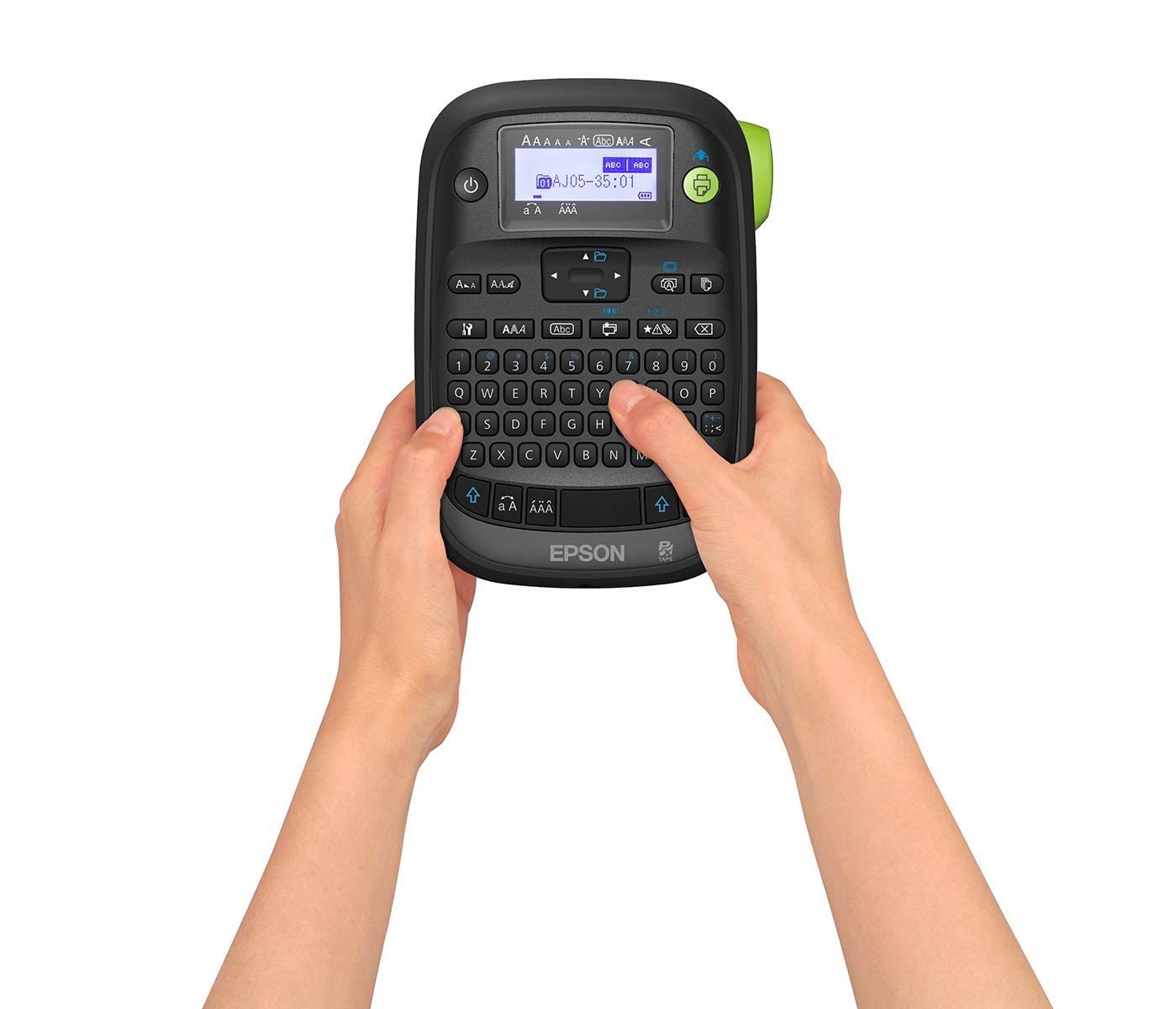 LABELWORKS Epson LW-PX300VP Industrial Label Maker Complete Kit - with Accessories, Sticker Labels, Magnetic Tape Compatible, Only Uses 203 & 205 Shrink Tube Tapes, Portable Handheld Printer