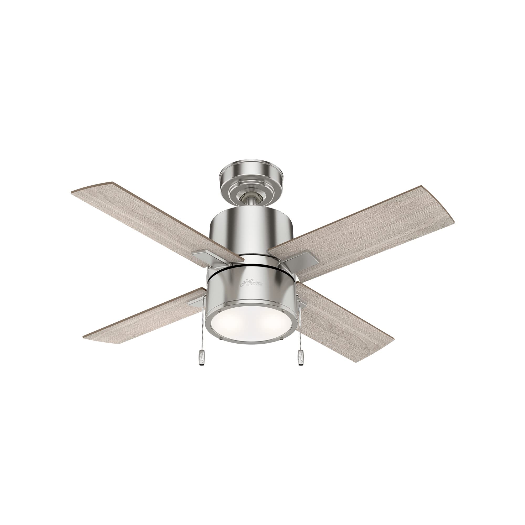 Hunter Fan Company 53432 Beck Ceiling Fan, 42, Brushed Nickel Finish