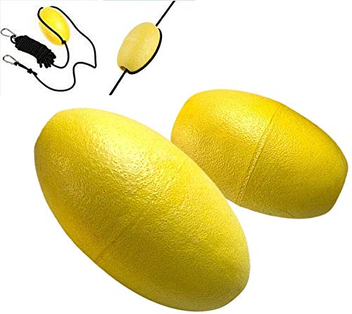 Kayak 2 X Lightweight Yellow EVA Drift Anchor Float Buoy Throw Line